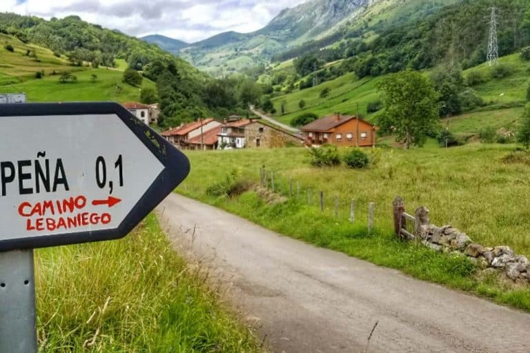 Camino Lebaniego : Hiking Cades To Lafuente To Cicera In Spain